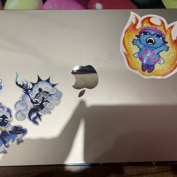 Iconic Bibble Holographic Vinyl Stickers - Etsy