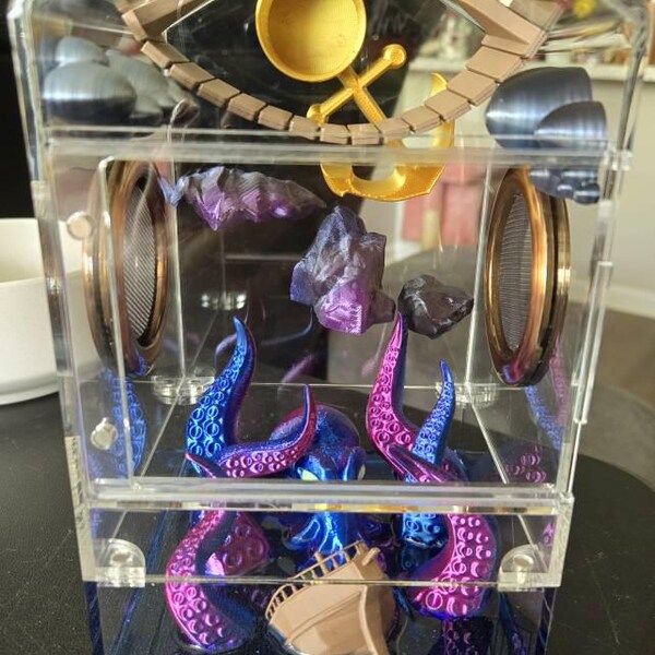 3D Universal Treehouse Insert for Jumping Spiders and Invertebrate ...