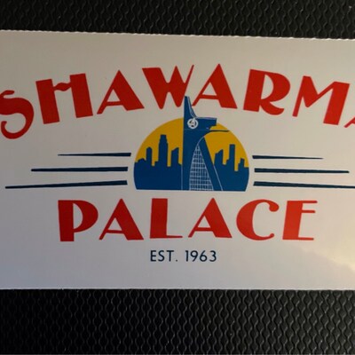 Shawarma Palace Sticker - Etsy