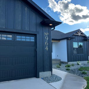 Thick Studded Metal Letters 3, 4, 5 Tall Steel Letters Custom Font or ...