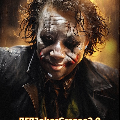 Custom Realistic Joker Portrait, Personalized Portraits, Joker Portrait ...