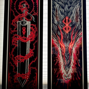Dragonslayer Sword Sticker, Guts Sword Waterproof Vinyl Sticker, Dark ...