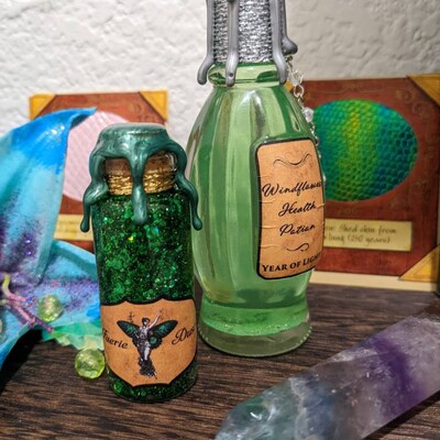 MINI Fantasy Potions Magical Apothecary Potion Bottle Witch and Wizard ...