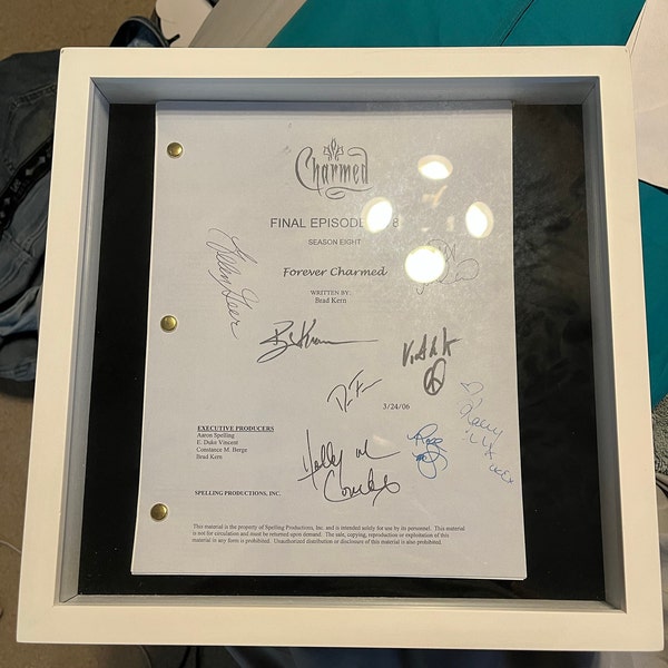 Charmed Final Episode "forever Charmed" TV Script Autographed: Alyssa ...