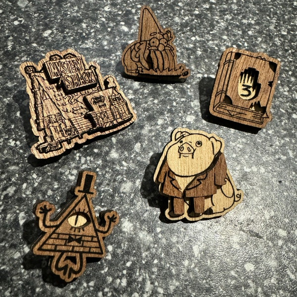 Gravity Falls Pins - Etsy