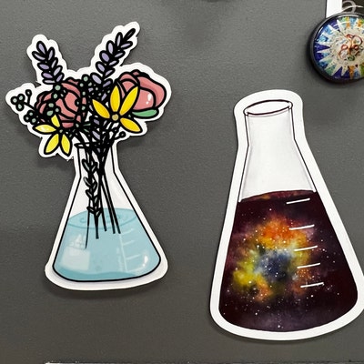 Sticker // Vinyl Holographic Periodic Table Science Art 3 - Etsy