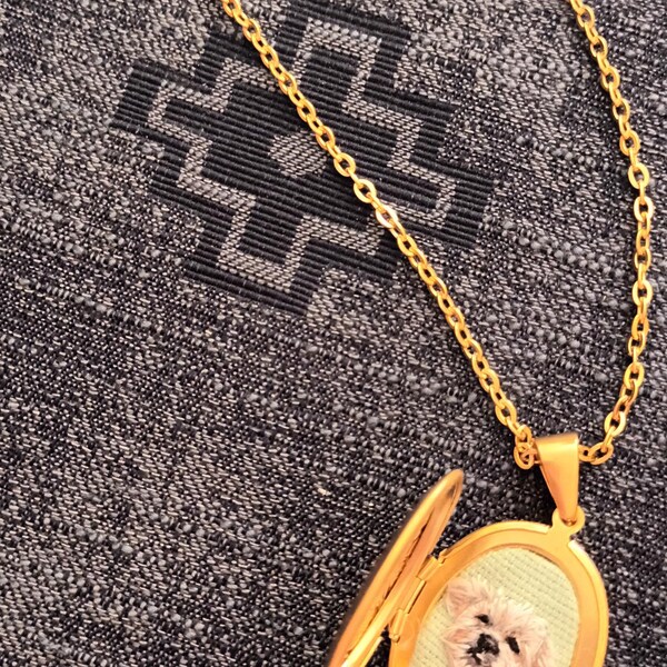 Custom Embroidery People Portrait From Photo Personalized Couples ...