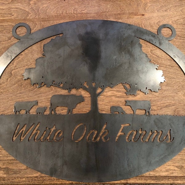 Custom Metal Sign - Your Design or Logo - for Your Business or Home ...