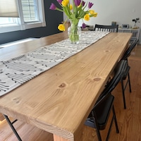 Large Farmhouse Table, Long Farm Table, Dining Room Table, Custom Table ...