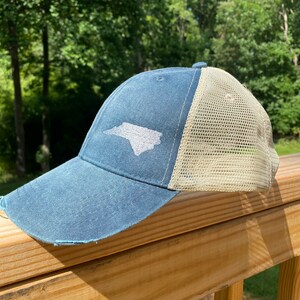 Texas Hat Distressed Snapback Trucker Hat Off-center State Pride Hat Pick Your Colors - Etsy