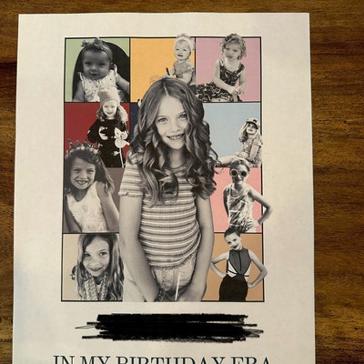 Custom Eras Tour Poster Canva Template, Era's Tour Wall Art, Era's ...