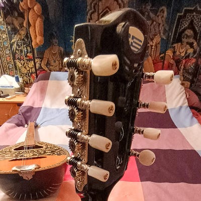 Original Mandolin Handmade Traditional Greek Flat Back Mandolin - Etsy