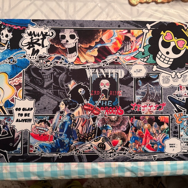One Piece TCG Brook Playmat Design - Etsy