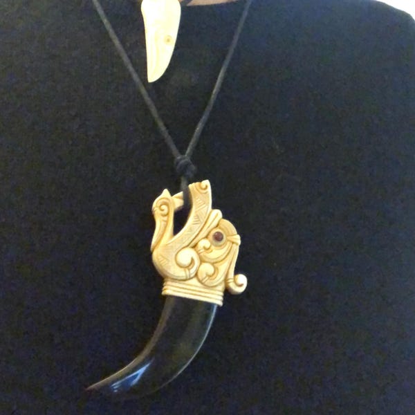 Anglo-saxon Period. Exclusive Knife With Hand-carved Bone Handle ...