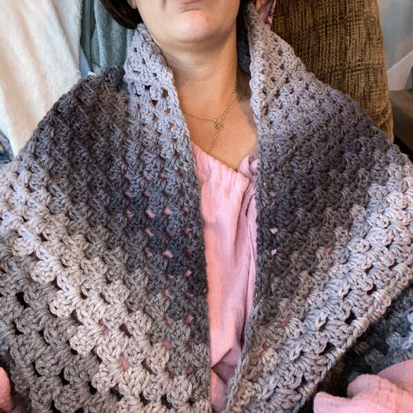 Double Hug Prayer Shawl - Etsy