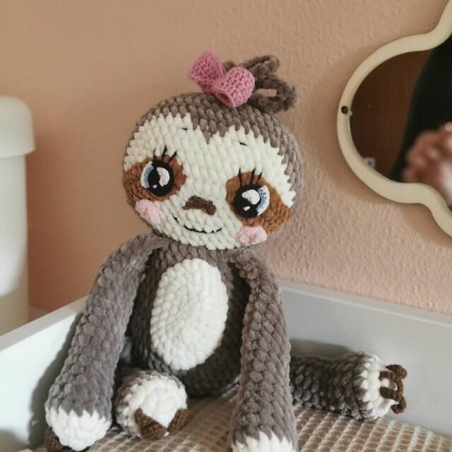 STUFFED SOFTY TOYS llama sloths bunnies cats bears by ToyForAngel