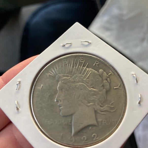 Two-sided Trick Coin - 1922 Liberty Dollar - Two Face - Double Headed ...