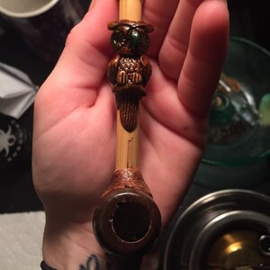 Owl Pipe Handmade Smoking Pipe Animal Pipes unique Design | Etsy