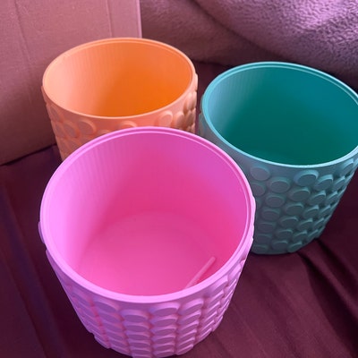 Rubiks Cube Plant Pot 3D Printed Plant-based Plastic Planter Retro ...