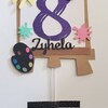 Painting Cake Topper, Art Cake Topper Perfect for a Painting Party ...