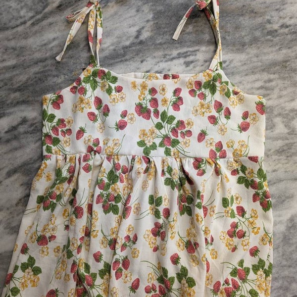 Women's Linen Blouse Sewing Pattern Spaghetti Strap Top Easy Beginner ...
