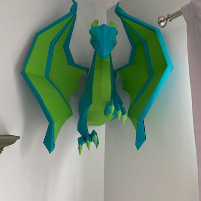 DIY Papercraft Dragon: Turn This Printable PDF Pattern Into an ...