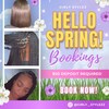 Spring Booking Flyer, DIY Flyer Template Design, Book Now Flyer ...