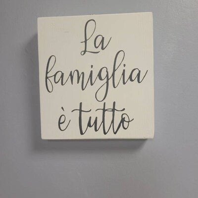 Italian Wall Art, Italian Wall Decor, Italian Art, Personalized Family ...