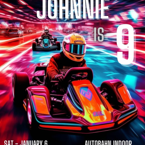 Lamborghini Race Car Birthday Invitation: Supercar Party (digital) - Etsy