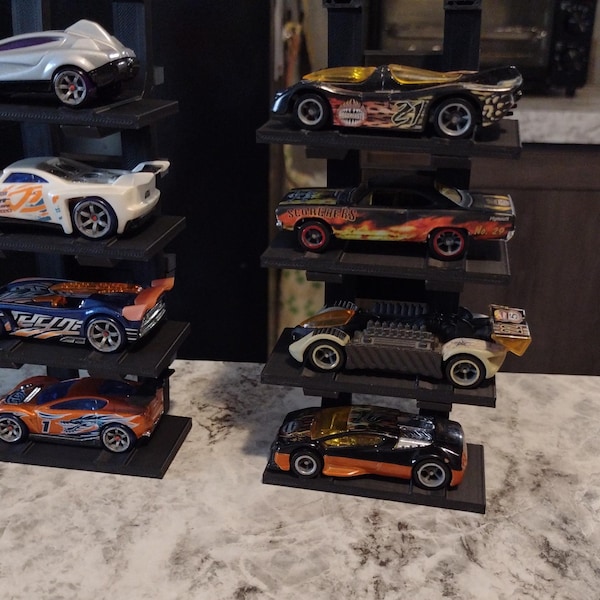 Loose Hotwheels Stackable Display -- 4-display-module - Etsy