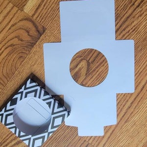 Donut Box SVG Template Donut Holder Template Cricut Cut - Etsy