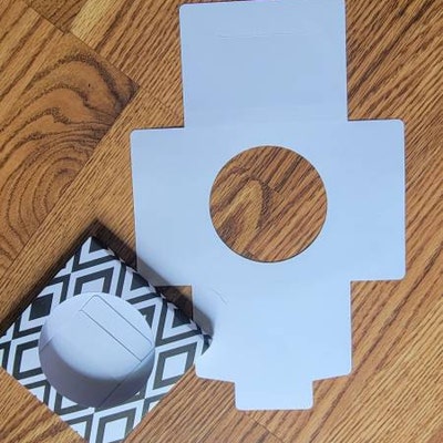 Donut Box SVG Template Donut Holder Template Cricut Cut - Etsy