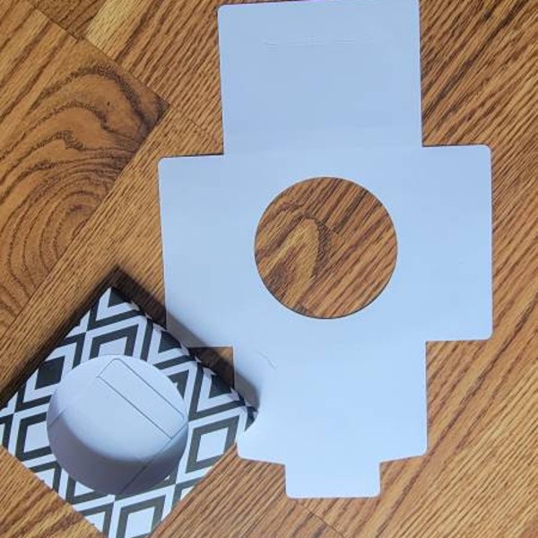 4 Inch Coaster Box Template: SVG, Cricut, Silhouette Cut Files (digital ...