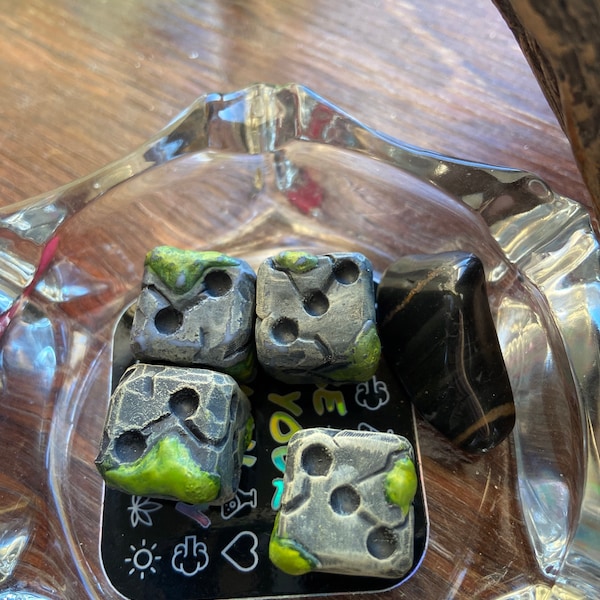 Cathedral Stained Glass Dnd Dice Set - Etsy