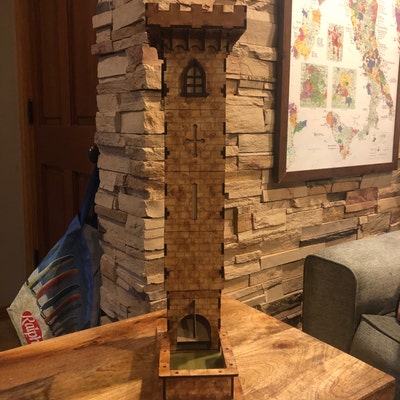 3D Dice Tower 3D Printing .stl File Digital Download - Etsy