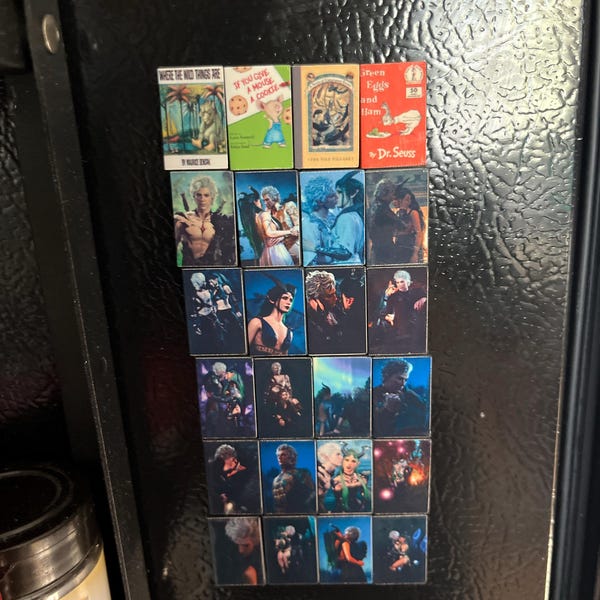 Mini Book Magnets: Book Lover Fridge Decor - Choose Your Titles From ...