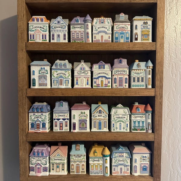 Lenox Spice Rack Shelf | Handmade Solid Wood Lenox Spice Rack Shelf ...