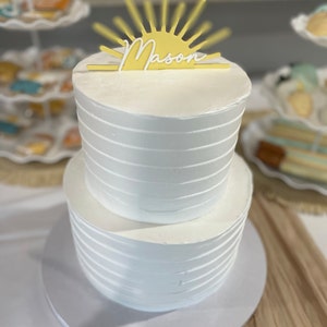 Sun Cake Topper 1st Birthday First Birthday Cake Toppers Personalised ...