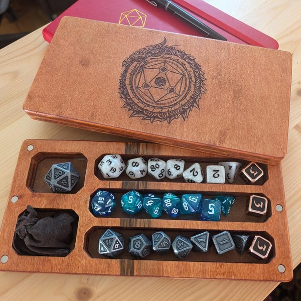 Personalized Engraved Wood Dungeon Master Screen With Custom Side ...