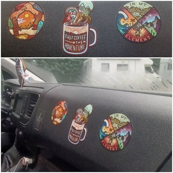 FIRST COFFEE → Then ADVENTURE// Weatherproof Outdoor Sticker // Vinyl 4 ...