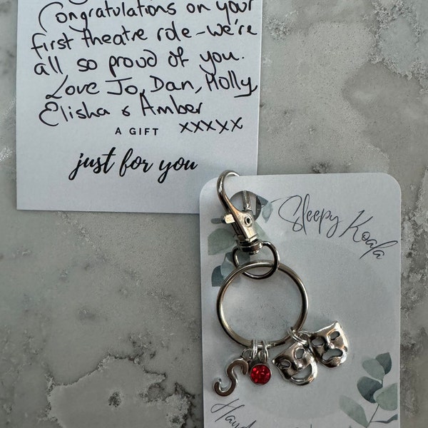 Personalised Wizard MERLIN Themed Keyring OR Bag Clip Gift, Spell Book ...