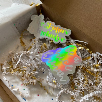 The Future is Inclusive Sticker, Diversity Stickers, Feminist Stickers ...