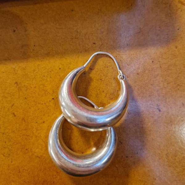 Large Gold Hoops / Big Hoops / Golden / Spiral / Boho / Rustic ...
