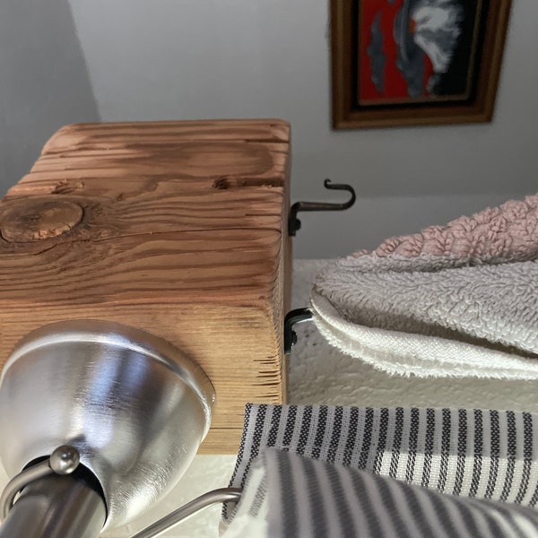 Hand Forged Rack, Blacksmith Made, Coat Hat Towel Rack - Etsy