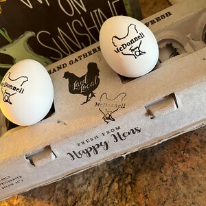 Sello Huevo Sello Huevo Personalizado Sello Para Huevos - Etsy España