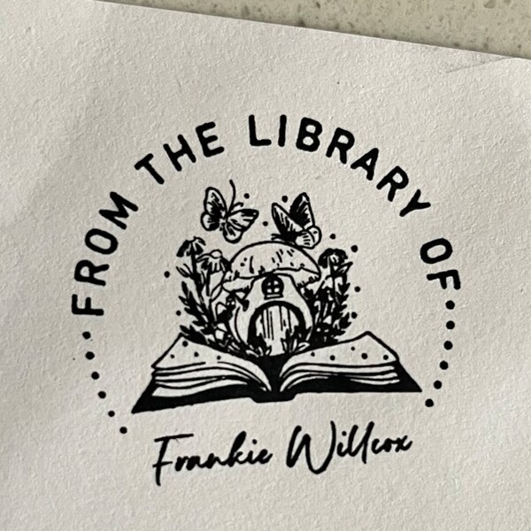 From the Library of Ex Libris Mountain Book Stamp This Book Belongs to ...