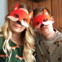Fox Mask - Orange Fox - Woodland Animal Mask - Fox Costume - Adult Size ...