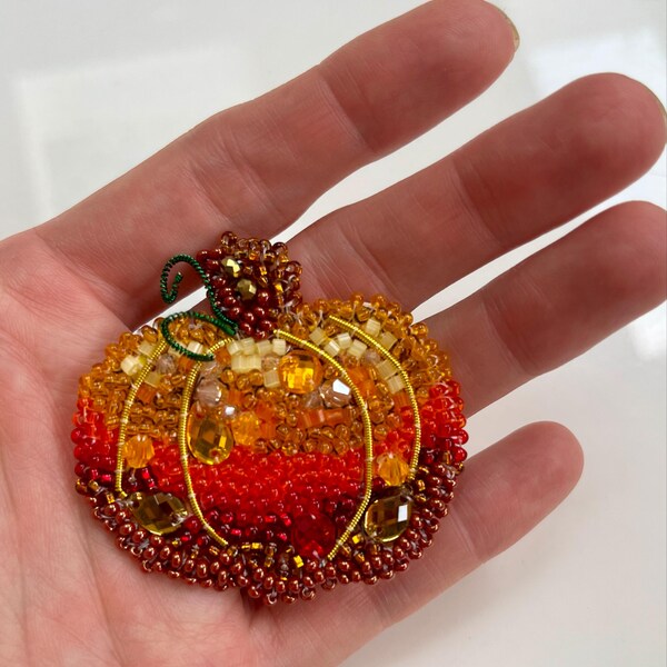 Bead Embroidery Scarab, DIY Beaded Insect, Bug Needlepoint, Craft Kit ...
