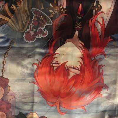 Diluc Body Piillow Cover Genshin Impact Dakimakura Male Daki - Etsy