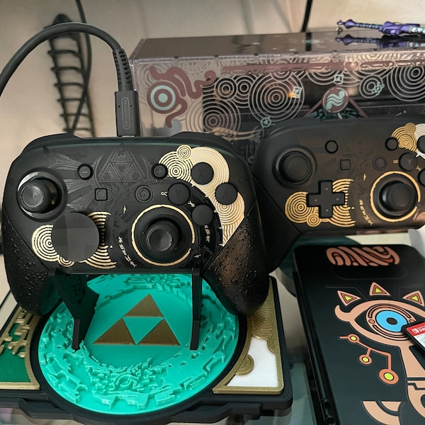 Zelda Tears of the Kingdom Pro Controller Display Stand - 3D Printed - Etsy